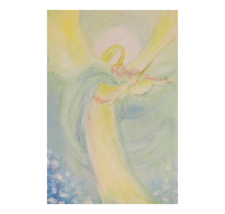 Postcard Angel Spring Waltz - Aurifer